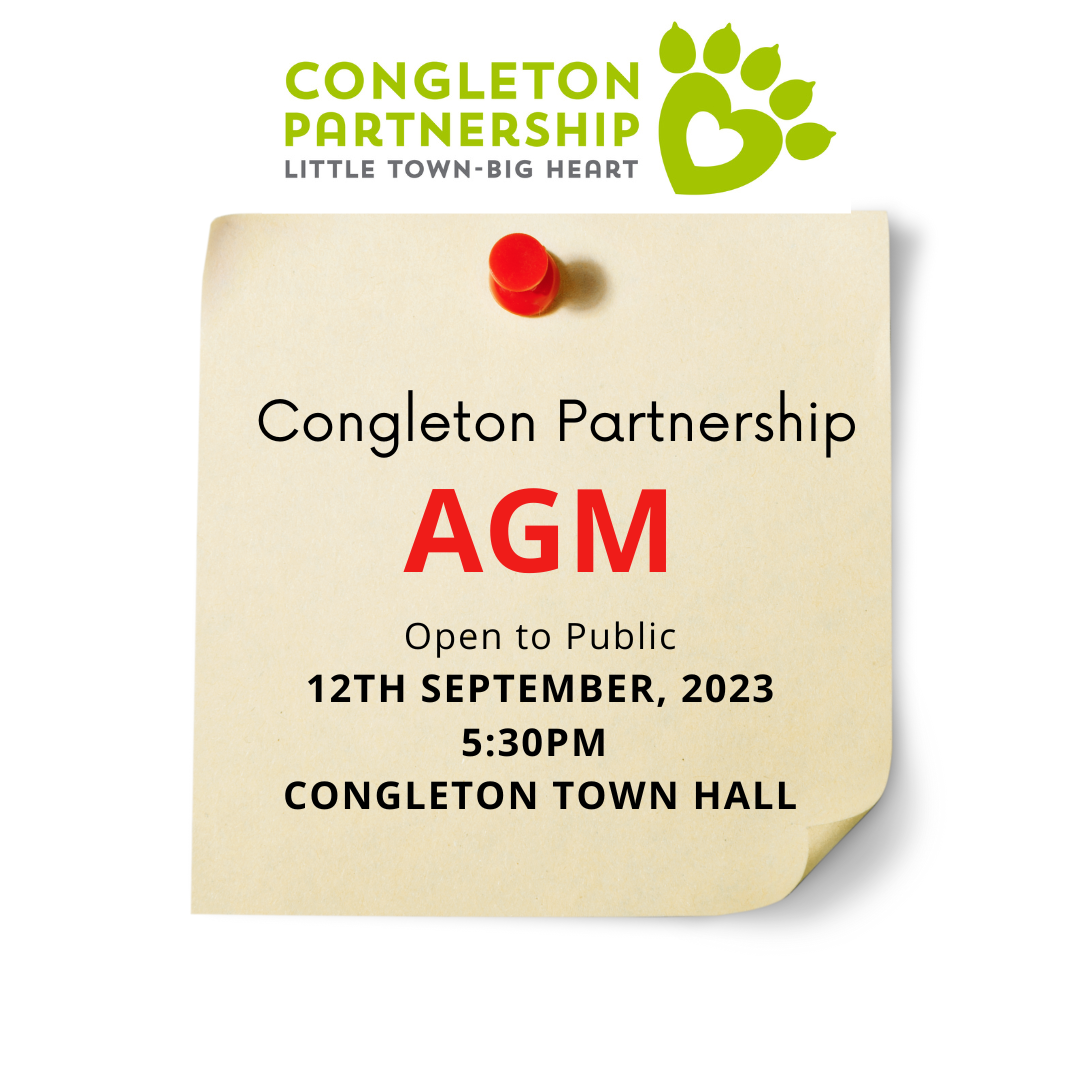Notice of Congleton Partnership's AGM 2023 - Congleton Partnership